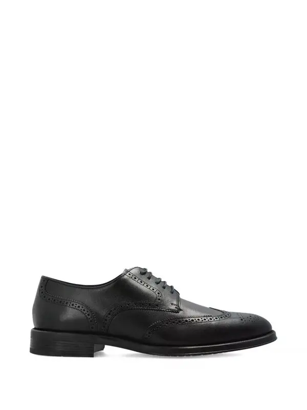 Paul Smith Brogue-detail Derby Shoes - Black