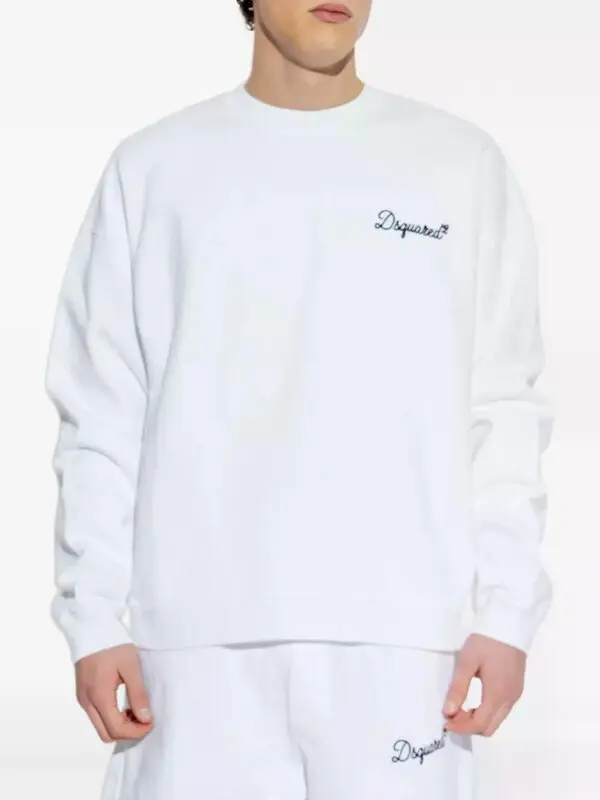 Dsquared2 Logo-detail Crew-neck Sweatshirt