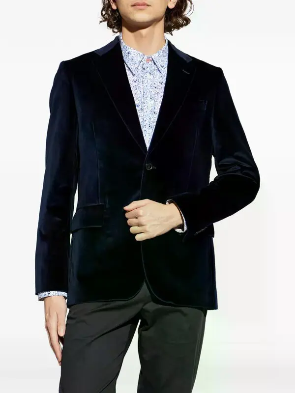 Paul Smith The Brierley Velvet Notched Jacket