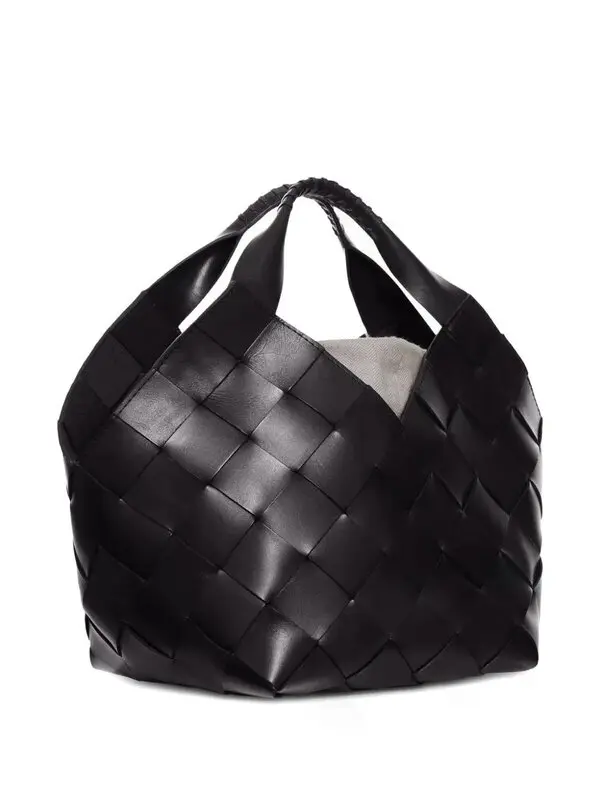 Dragon Diffusion Small Braided-design Tote Bag - Black