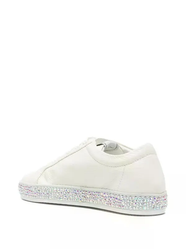 LE SILLA Andrea Round-toe Sneakers - White