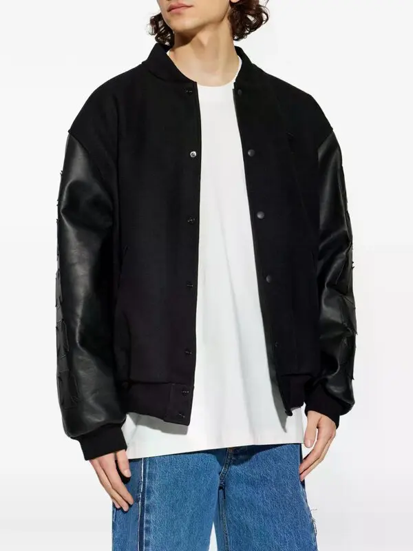 Vetements Star-print Embossed Bomber Jacket