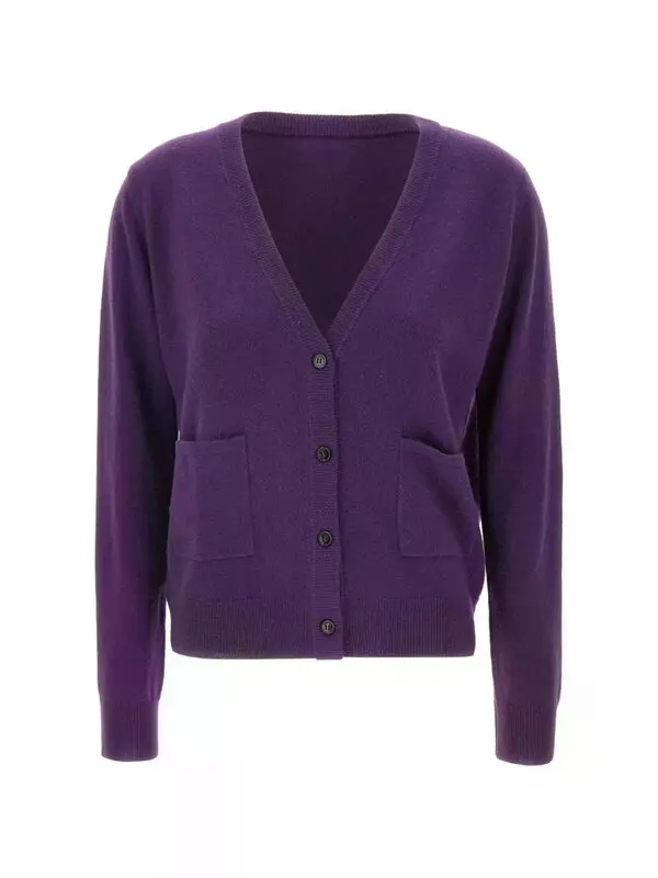 NOT SHY Ava Patch-pocket V-neck Cardigan