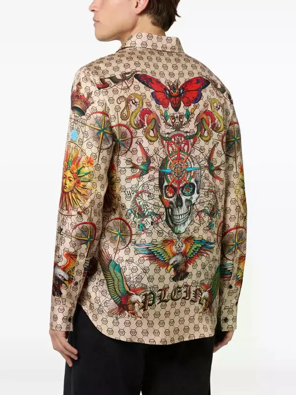 Philipp Plein Monogram Tattoo Shirt