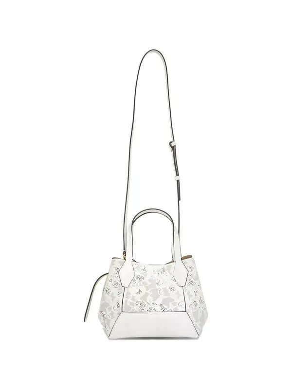 JIMMY CHOO Mini Floral Appliqué Tote Bag