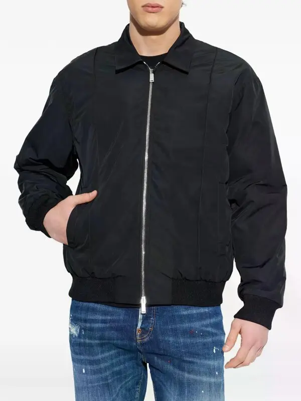 Dsquared2 Zip Bomber Jacket - Black