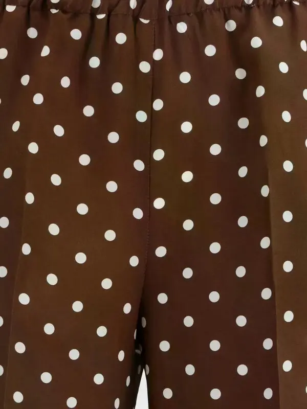 P.a.r.o.s.h Polka-dot Trousers - Brown