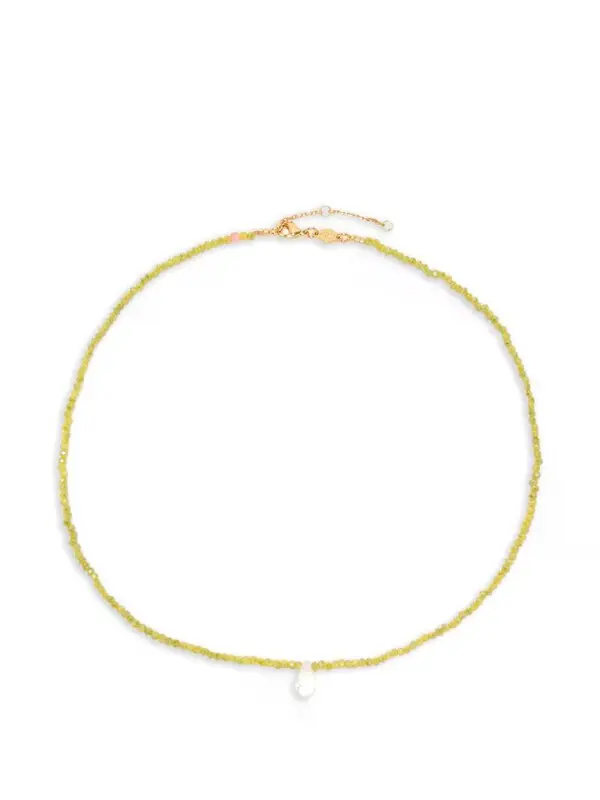 Anni Lu Beaded Pendant Necklace - Gold