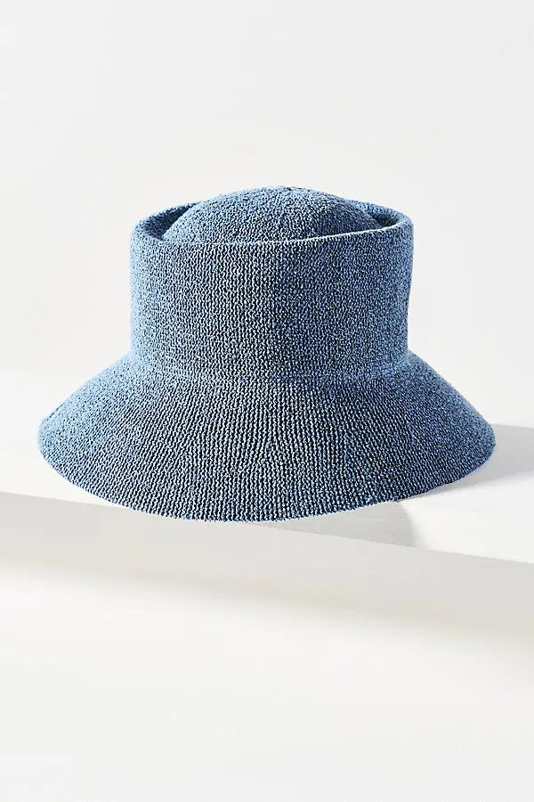 Anthropologie Nub Bucket Hat - Denim