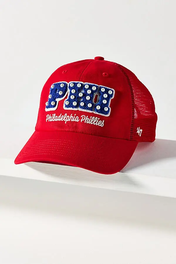 '47 Pearl Embellished Baseball Cap - Philadelphia Phiilies