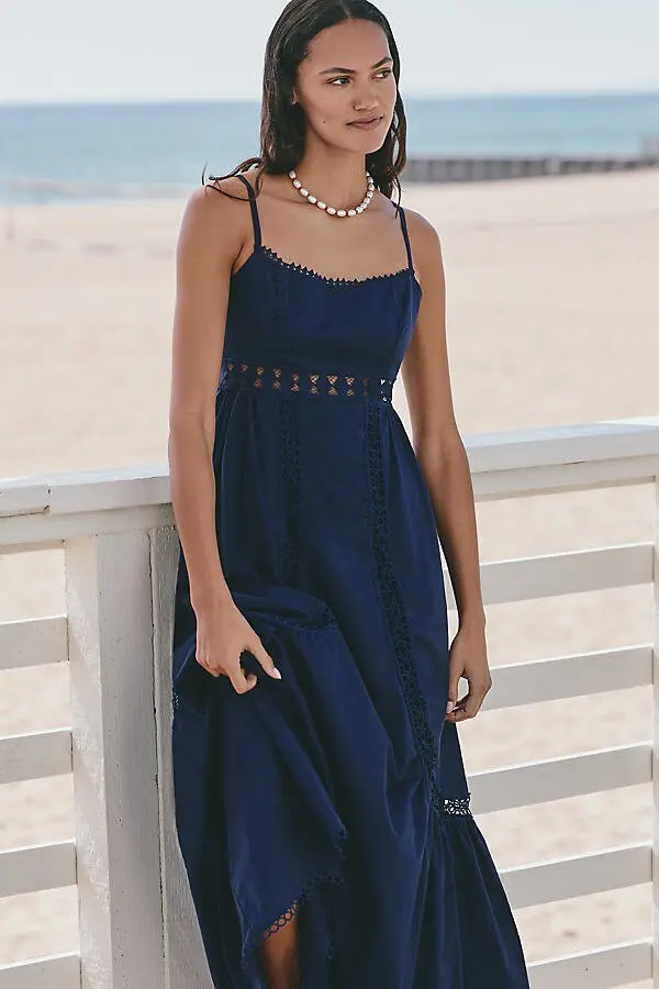 Peixoto Charlotte Maxi Dress - Navy