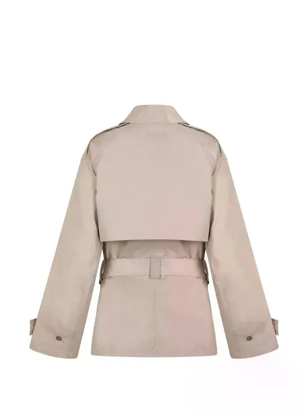 Calvin Klein Buttoned Belted Jacket