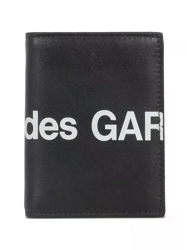 Comme Des Garçons Huge Logo Wallet - Black