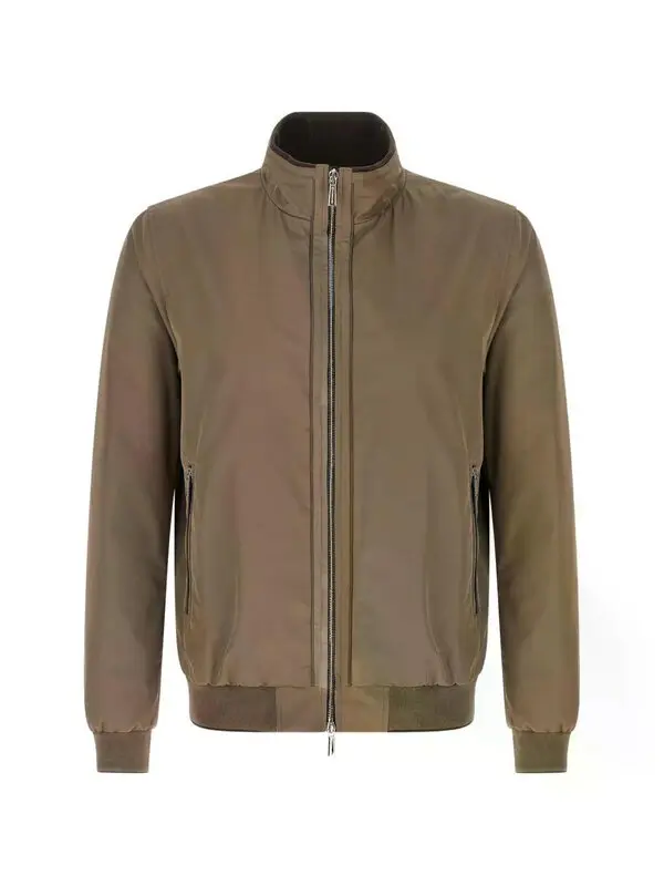 MOORER Manetti-wk Bomber Jacket - Brown