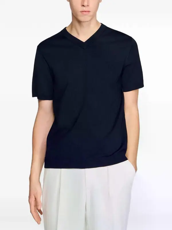 Sandro Short-sleeve V-neck T-shirt
