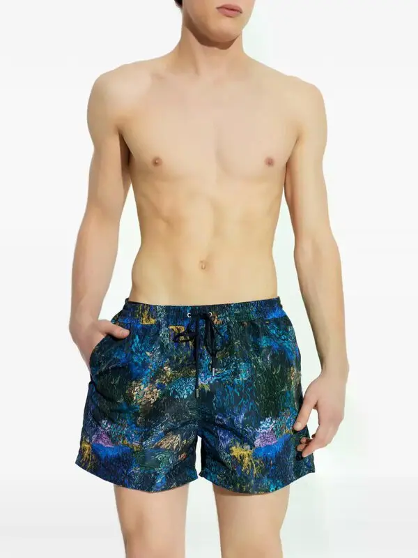 Paul Smith Printed Drawstring Swim Shorts