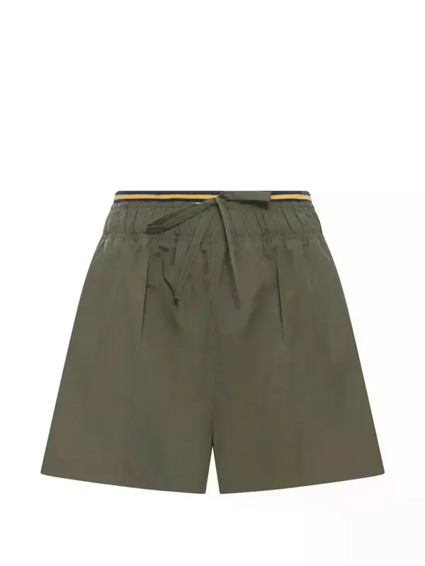 Prada Drawstring Waistband Shorts - Green