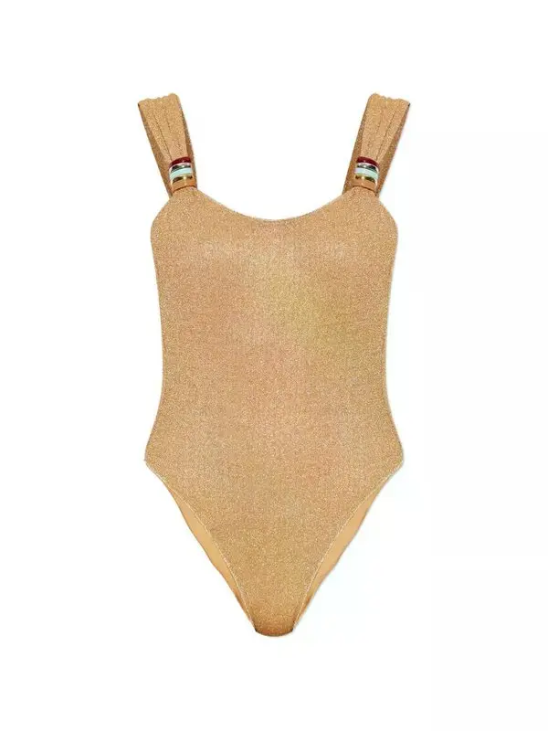 Oseree Lurex One-piece Swimsuit