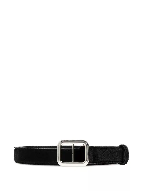 Lié Studio Georgia Calf Hair Belt - Black
