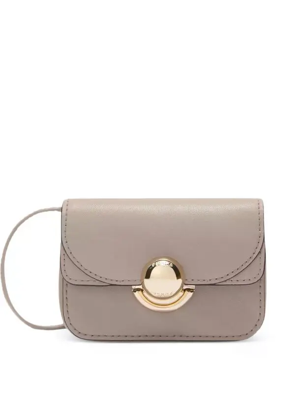 Furla Round Hardware Coin Wallet - Neutrals