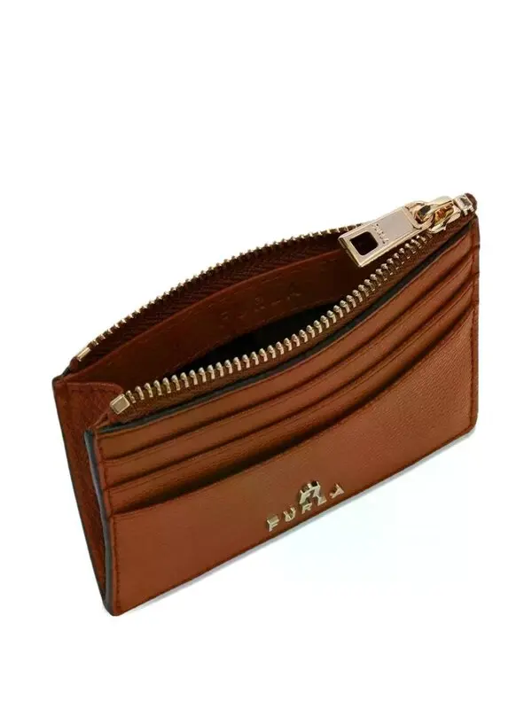 Furla Small Camelia Logo-detail Wallet - Brown