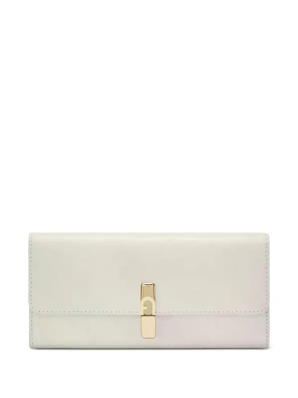 Furla Iride Textured Wallet - Neutrals