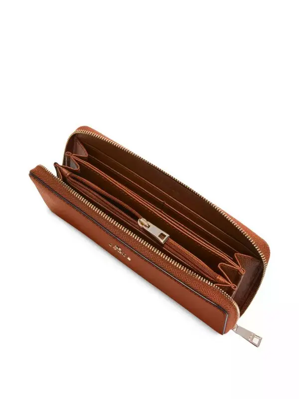 Furla Zip Wallet - Brown