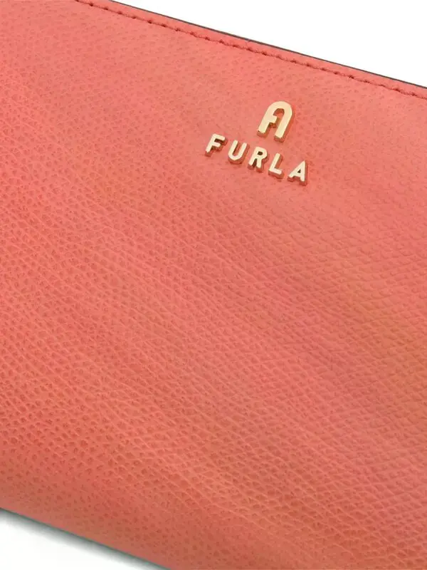 Furla Xl Camelia Zip-around Logo Wallet - Pink