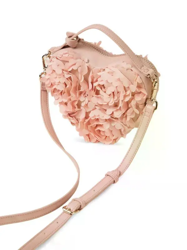 TWINSET Floral Appliqué Shoulder Bag