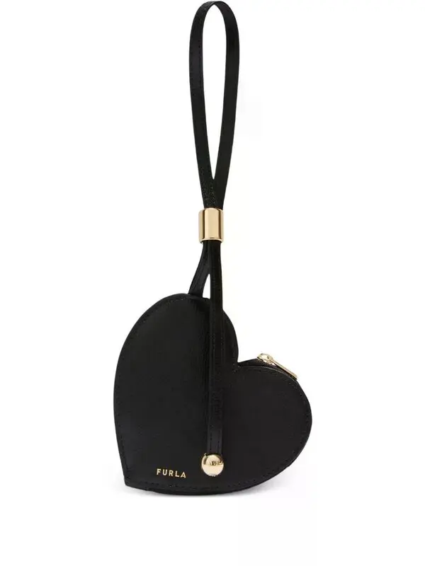 Furla Small Laura Heart Coin Case - Black