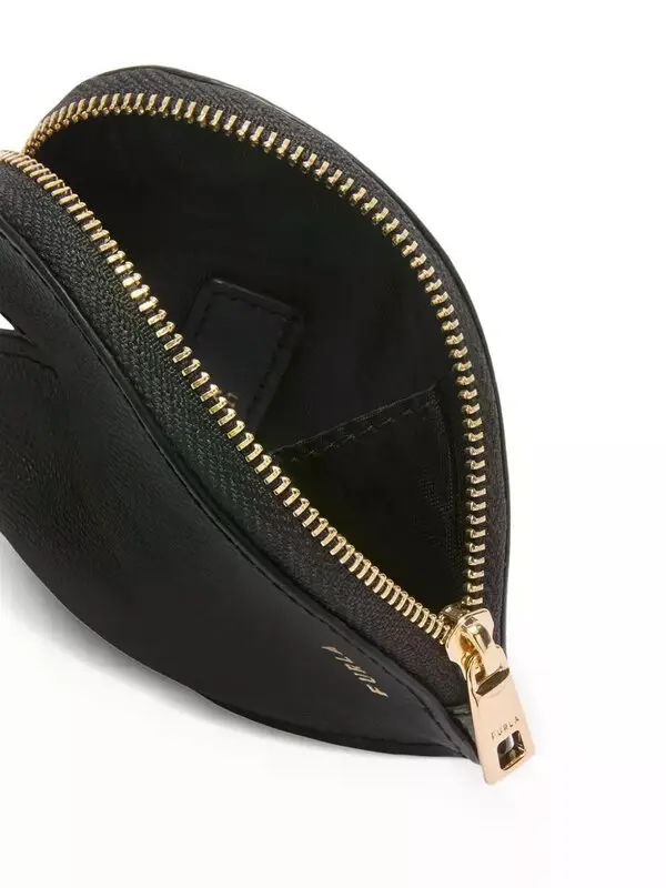 Furla Small Laura Heart Coin Case - Black