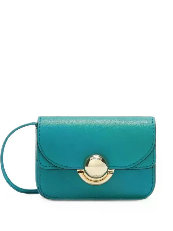 Furla Leather Shoulder Bag - Blue