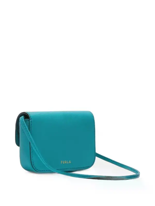 Furla Leather Shoulder Bag - Blue