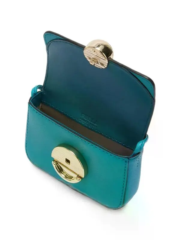 Furla Leather Shoulder Bag - Blue