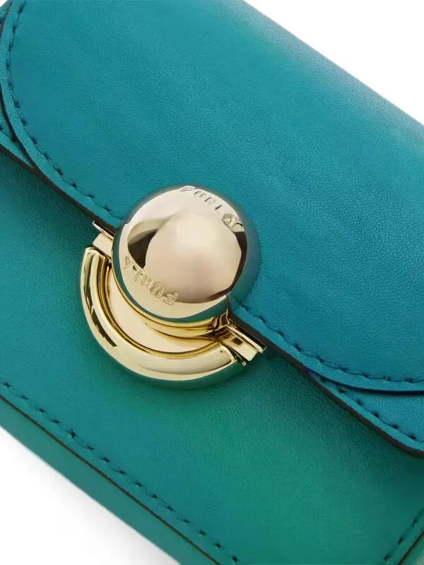 Furla Leather Shoulder Bag - Blue
