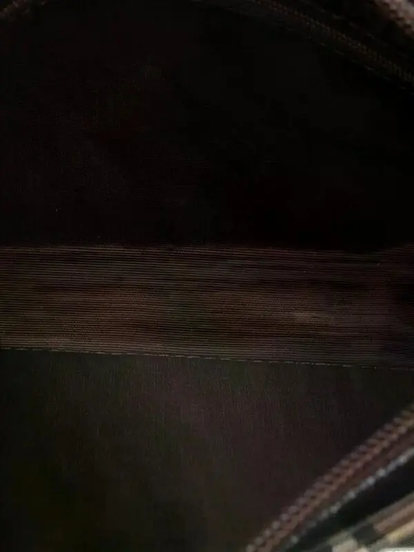 Burberry Haymarket Check Canvas Tote - Brown