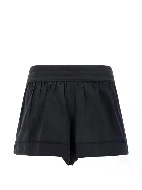 Isabel Marant Étoile Cybila Pleated Shorts - Black
