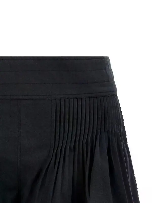 Isabel Marant Étoile Cybila Pleated Shorts - Black