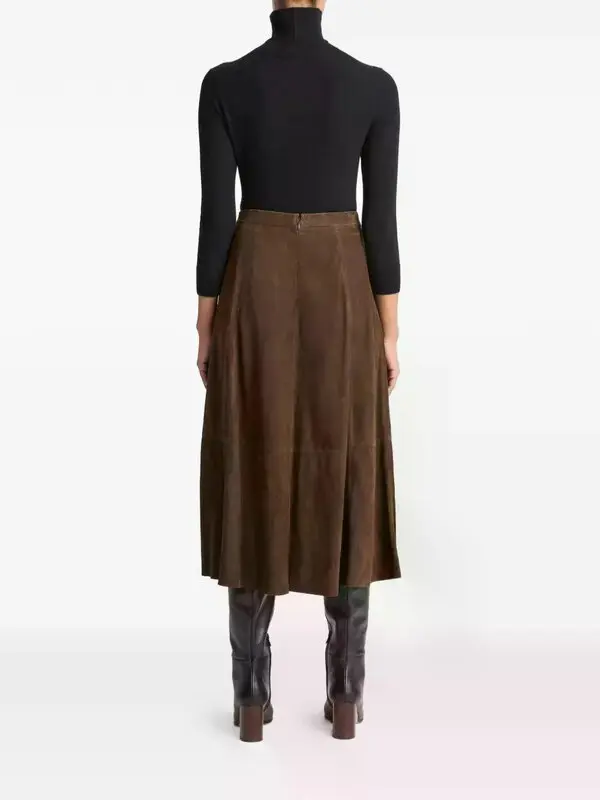 Vince A-line Flared Midi Skirt