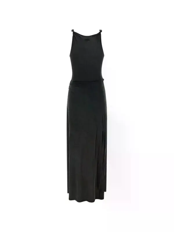 DIESEL® D-estiga-s1 Rolled Strap Délavé Effect Dress - Black