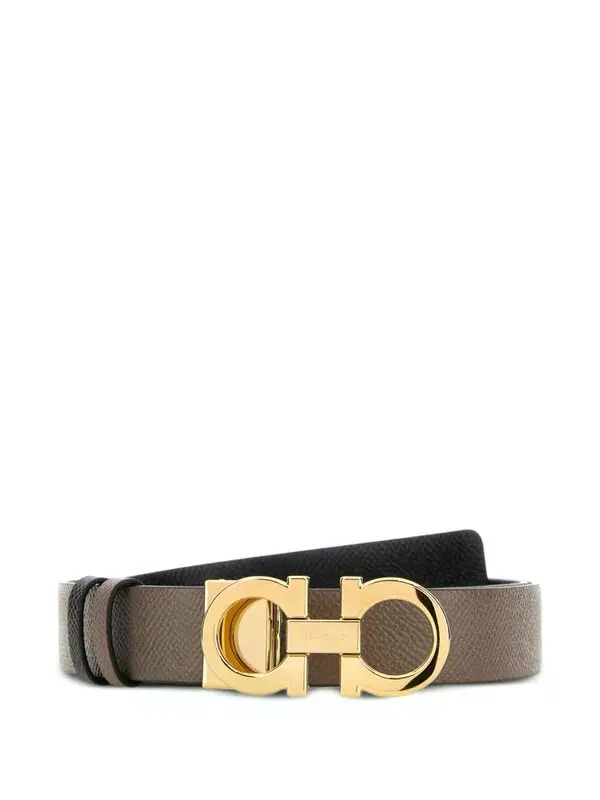FERRAGAMO Reversible Belt - Neutrals