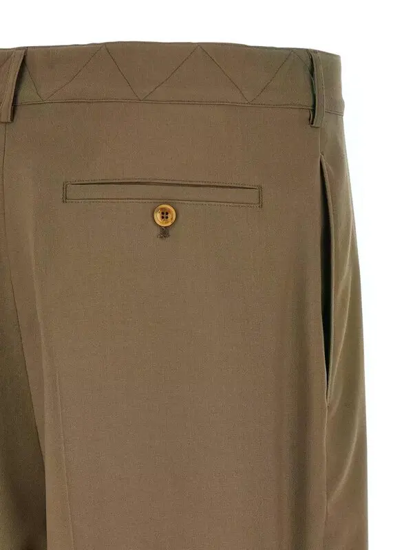 Marni Pleated Wide-leg Trousers
