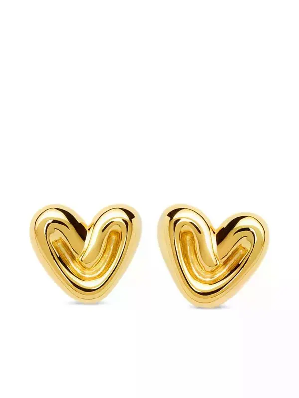 MISSOMA Puffy Heart Stud Earrings - Gold
