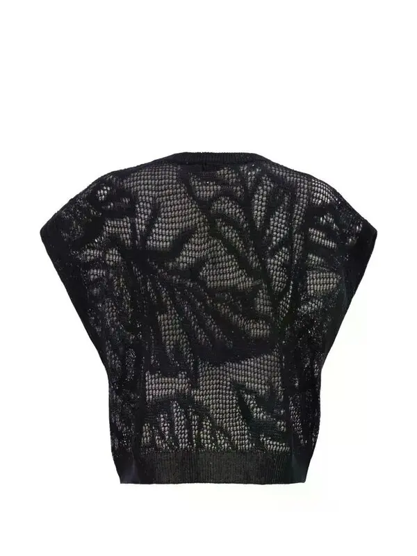 Brunello Cucinelli Crew-neck Sequin Top