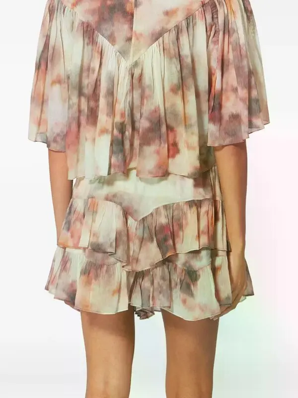 MARANT ETOILE Veelia Ruffled Blouse - Neutrals