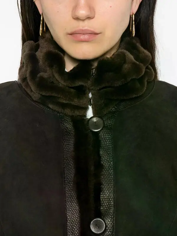 Giorgio Armani 2000s Fur Trim Jacket