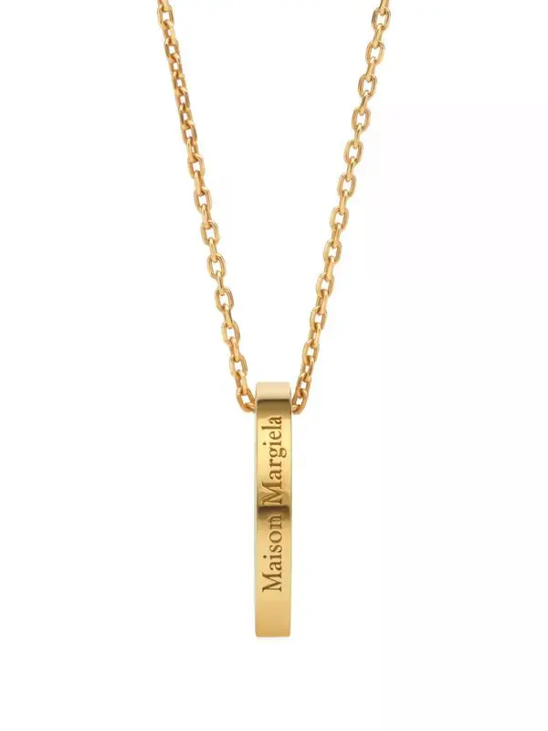 MAISON MARGIELA Logo Ring Necklace - Gold