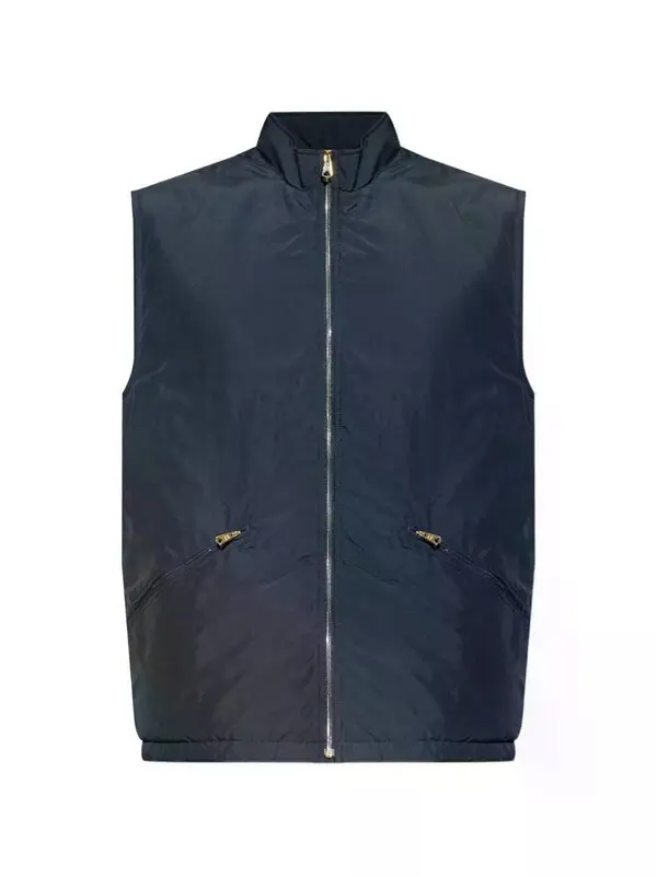 Paul Smith Zip-up Sleeveless Gilet - Blue
