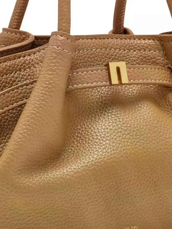 Jw Pei Hana Handle Pebbled Tote Bag