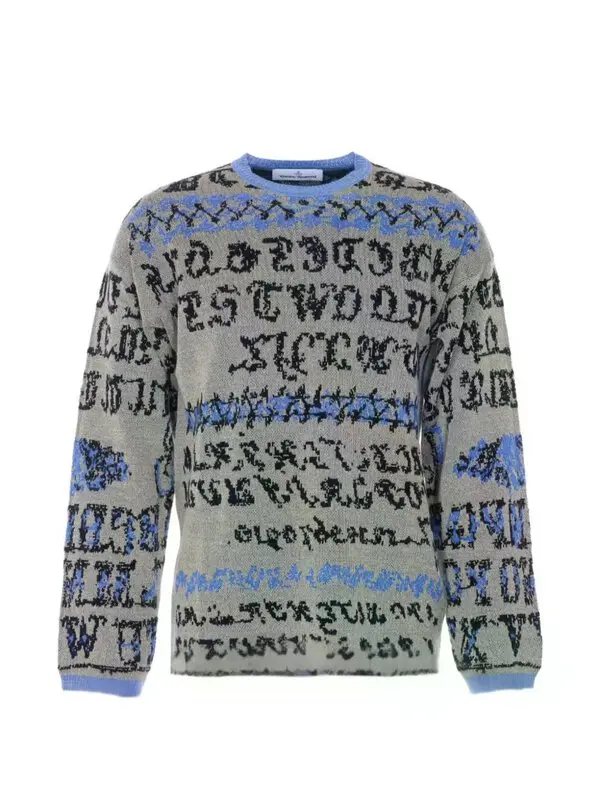VIVIENNE WESTWOOD Lily Crew-neck Sweater - Grey